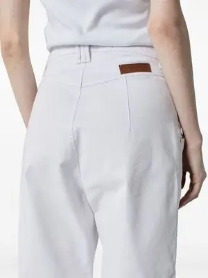 AMAPO Pleat-detailing Tapered Trousers