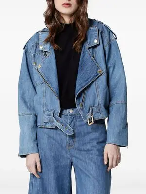 AMAPO Denim Biker Jacket
