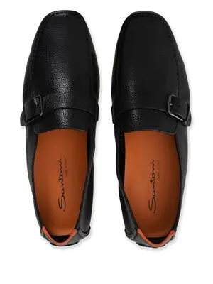 Santoni Hamel Loafers - Black