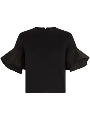 Liu Jo Flounce-sleeve T-shirt