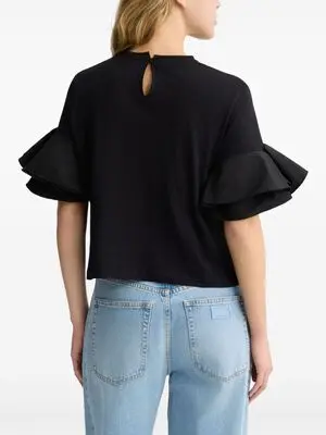 Liu Jo Flounce-sleeve T-shirt