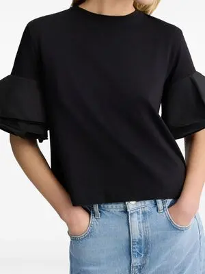Liu Jo Flounce-sleeve T-shirt