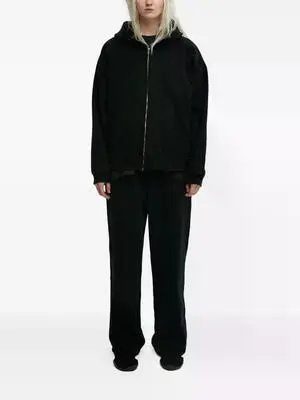 MAINLESS Distressed Track Trousers - Black