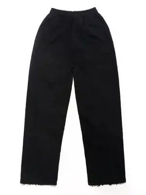 MAINLESS Distressed Track Trousers - Black