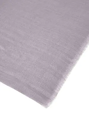 Brunello Cucinelli Translucent Fringe-edge Scarf