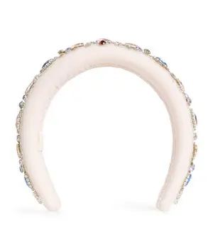 MAISON AVA Embellished Headband - Pink