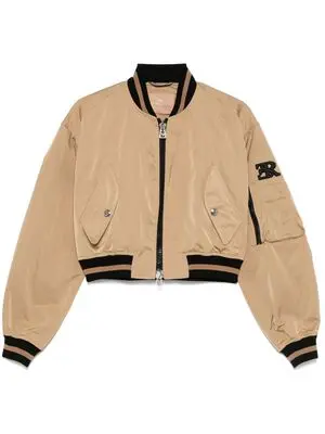 Ermanno Scervino Cropped Bomber Jacket