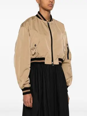 Ermanno Scervino Cropped Bomber Jacket