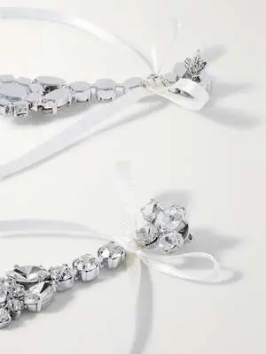 Simone Rocha Victorian Bow Crystal Earrings