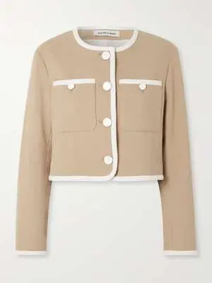 Veronica Beard Veronica Beard Beale Cropped Jacket Camel