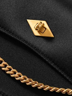METIER Roma Silk-satin Shoulder Bag