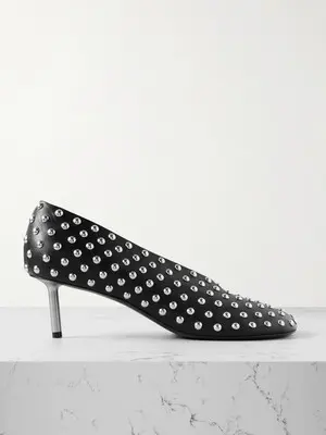JIL SANDER Studded Leather Pumps