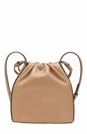 Dkny Channing Small Drawstring Bag - Cappucino