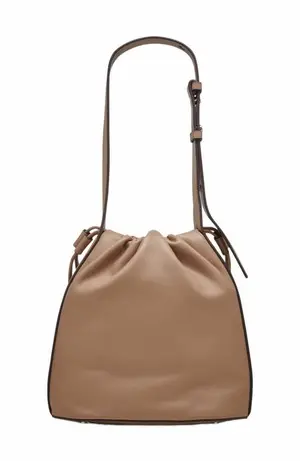 Dkny Channing Drawstring Bag - Cappucino