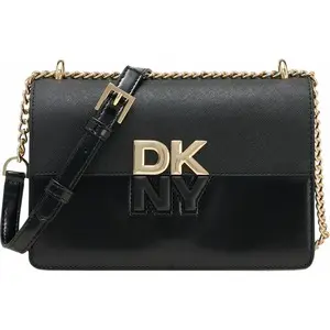 Dkny Echo Small Chain Flap Bag - Blk/gold