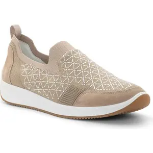 ARA Lisbon Lace-up Sneaker - Beige