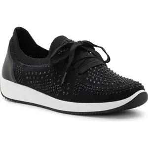 ARA Lisbon Lace-up Sneaker - Black