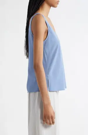 Vince Bias Stretch Silk Tank