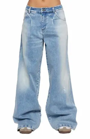 SAMII RYAN Smiley Denim Pants