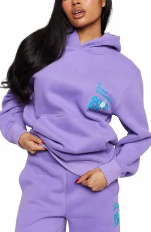 SAMII RYAN Good Day Hoodie - Lavender