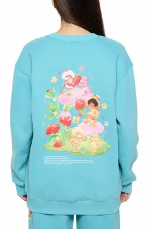 SAMII RYAN Kindness Season Oversized Tee - Blue