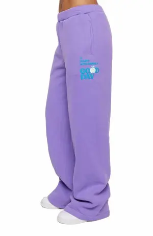 SAMII RYAN Smiley Collaboration "good Day" Sweatpants