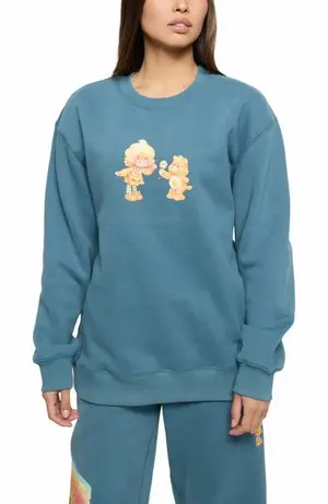 SAMII RYAN Offer Kindness Crewneck - Blue