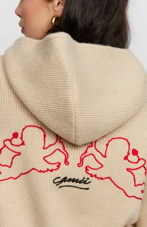 SAMII RYAN Cupid Knit Hoodie
