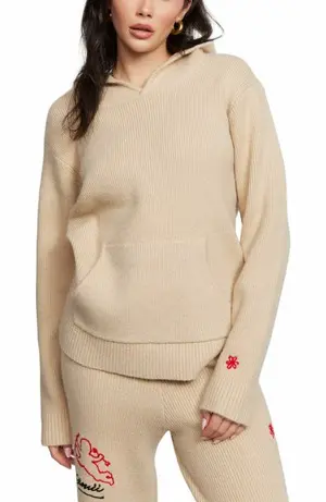 SAMII RYAN Cupid Knit Hoodie