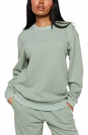 SAMII RYAN Smiley Thermal Crewneck