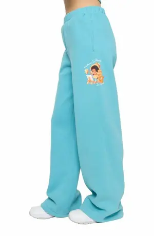 SAMII RYAN Kindness Season Oversized T-shirt - Washed Blue
