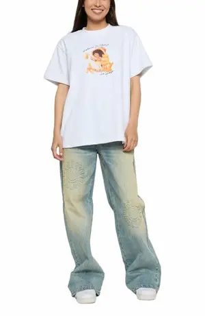 SAMII RYAN Kindness Season Oversized T-shirt - White