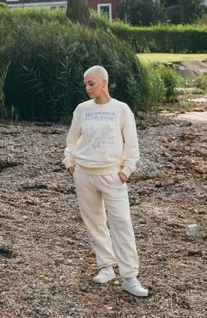 SAMII RYAN Reconnect Sweatpants - Bone