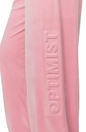 SAMII RYAN Optimist Velour Wide Leg Pants