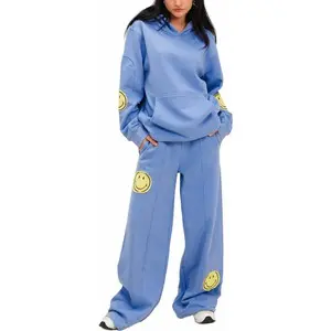 SAMII RYAN Smiley Straight Leg Pants - Blue