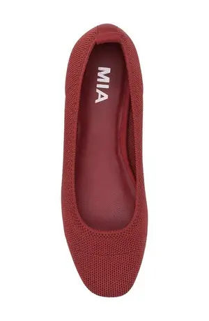 Mia Raisa Stretch Knit Flat - Red