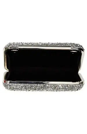 Alexander McQueen T-bar Crystal Box Clutch