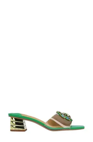 J. Reneé Torti Embellished Slide Sandal