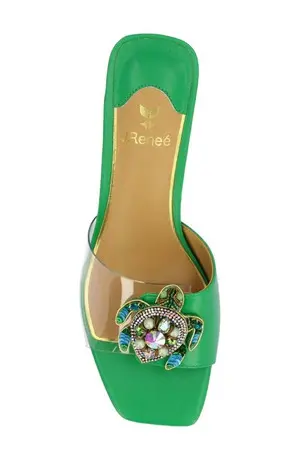 J. Reneé Torti Embellished Slide Sandal