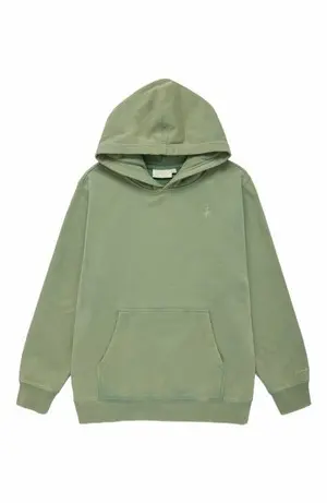 SAMII RYAN Embroidered Cotton Hoodie