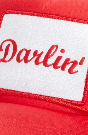FRIDAY FEELIN’ Darlin' Patch Trucker Hat