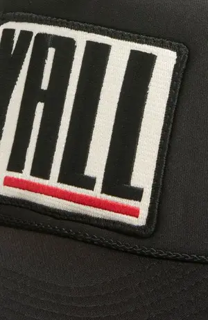 FRIDAY FEELIN’ Patch Trucker Hat - Black