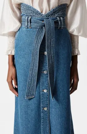 & Other Stories Denim Maxi Skirt