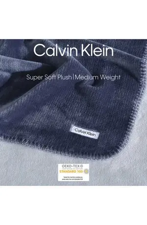 CALVIN KLEIN HOME Modern Reversible Throw Blanket