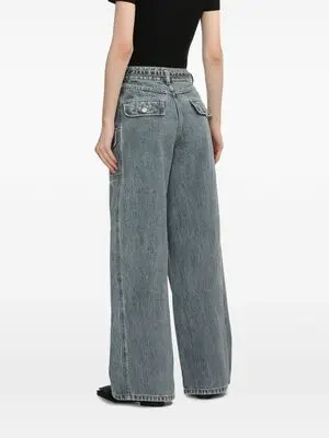 3.1 Phillip Lim Belted Wide-leg Jeans