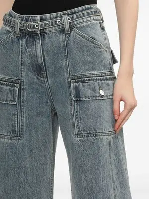 3.1 Phillip Lim Belted Wide-leg Jeans