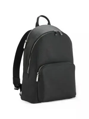 BOSS Grained Leather Backpack