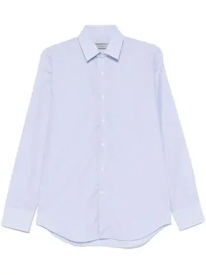 Canali Grid-pattern Shirt