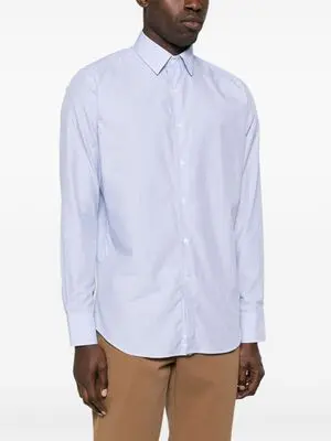 Canali Grid-pattern Shirt