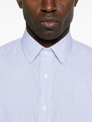 Canali Grid-pattern Shirt